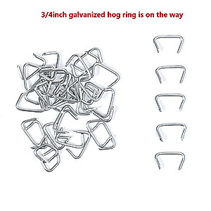 Straight Hog Ring Pliers Kit – Auto Upholstery Installation Tool for Bungee/Shock Cords/Animal Pet Cages/Bagging/Traps/Sausage Casing/Meat bags/Fencing/Railing by NIDAYE (Rings Not Included)