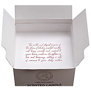 Scented Candle Sweet Orange - Essential Oil Aromatherapy Candle - Soywax Candle - Up to 45 Hours Burn Time - Glass Candle Gift - Luxury and Sensual Soy Wax Candle - Home Scented Candles