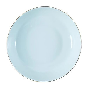 ESTELAR Dinner Plates Set Creative Phnom Penh Celadon Plate Dish Plate Household Ceramic Plate Set Nordic Dinner Plate Kitchen Salad Bowl (Size : Large)