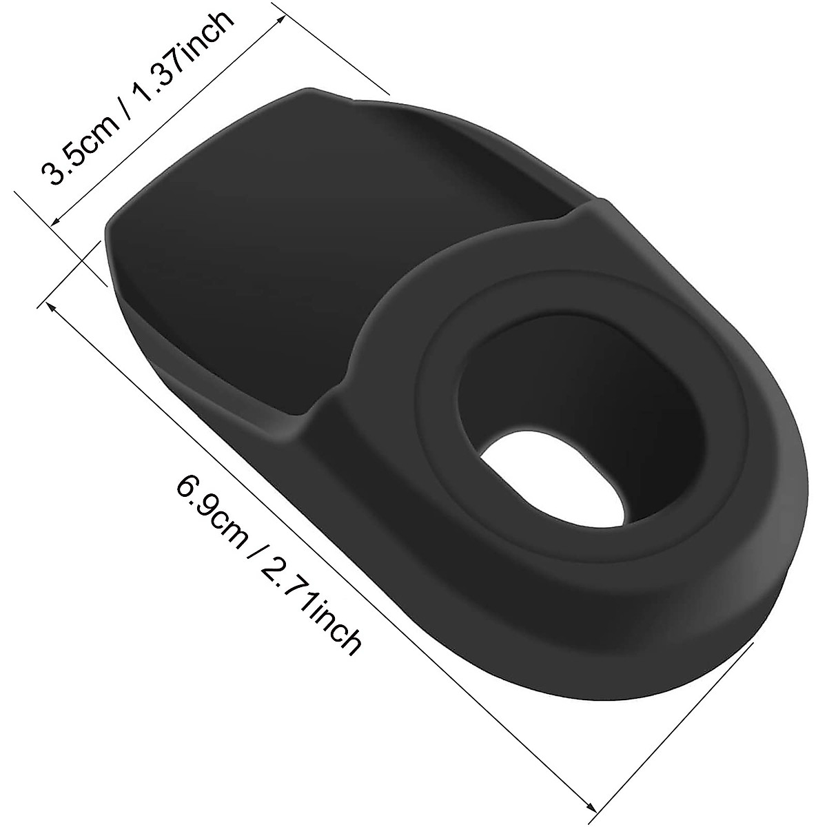 LWITDOG Bike Crank Boot Protectors MTB Arm Protectors for Bicycle Cranks Anti-Friction Rubber for Mountain,Road Bike-1 Pairs (Black)