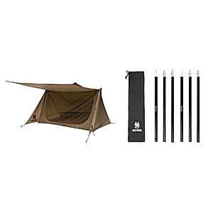 OneTigris Backwoods Bungalow 2.0 + Tent Poles (1.25m)