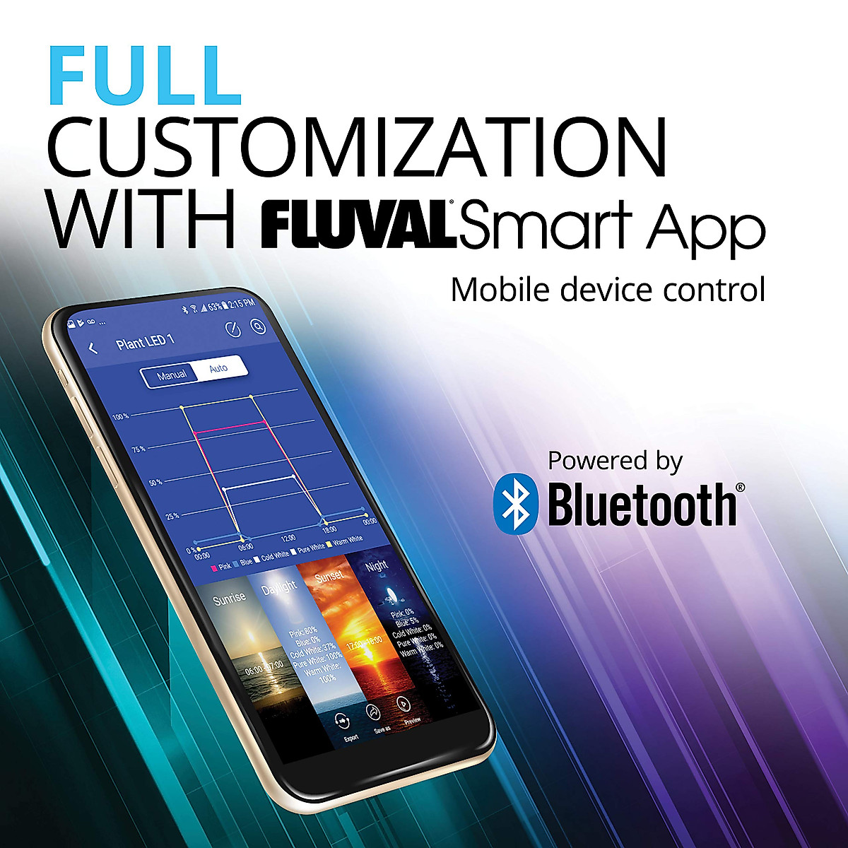 Fluval Sea Marine 3.0 LED Aquarium Lighting for Coral Growth, 46 Watts, 36-46 Inches