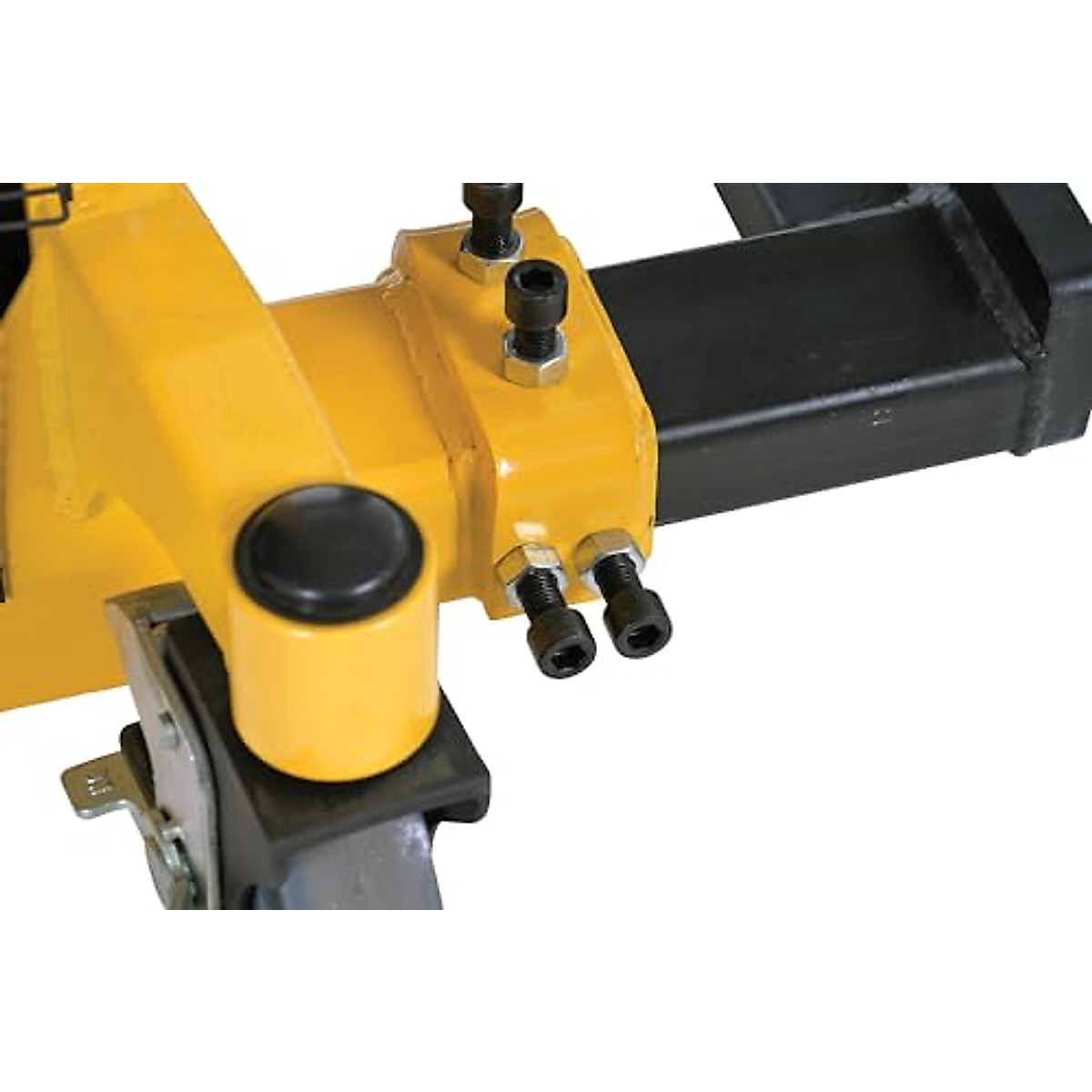 Vestil VHPS-2200-AA Man Stacker Adj Forks/Legs 2.2K, Yellow