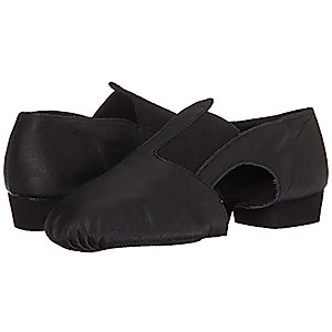 Leo Women's Jazz Sandal Dance Shoe, Black, 9 Medium US