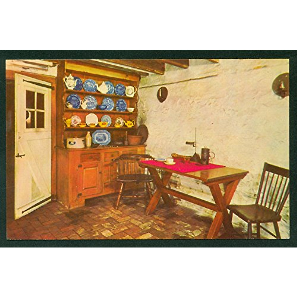 Betsy Ross Basement Kitchen House Philadelphia Pennsylvania Interior Postcard