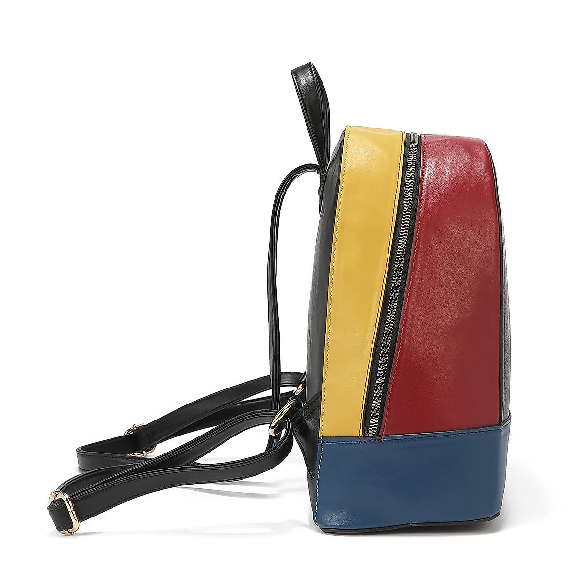 DESTINY BY NICOLE LEE Fashion Backpack Eco Leather with Two Main Compartments Zipper Closure and Adjustable Shoulder Strap Bookbag Daypack Bag for Women Girls NK12127LCT OYL