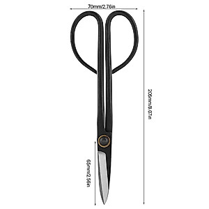 HERCHR Bonsai Scissors, Bonsai Shear Pruning Shears Japanese Bonsai Garden Tool, 205mm