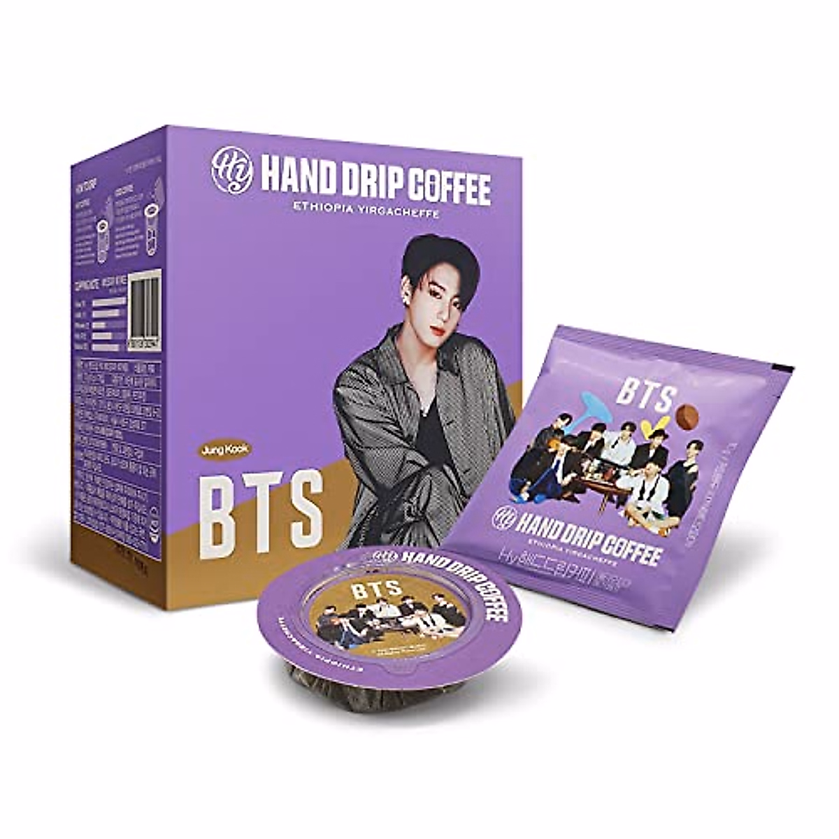 BTS Official Hand Drip Coffee - Ethiopia Yegachev (7 Packs)