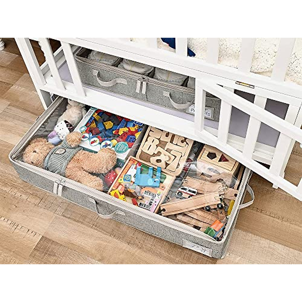 StorageWorks Underbed Storage Box and Closet Storage Bins with Clear Window