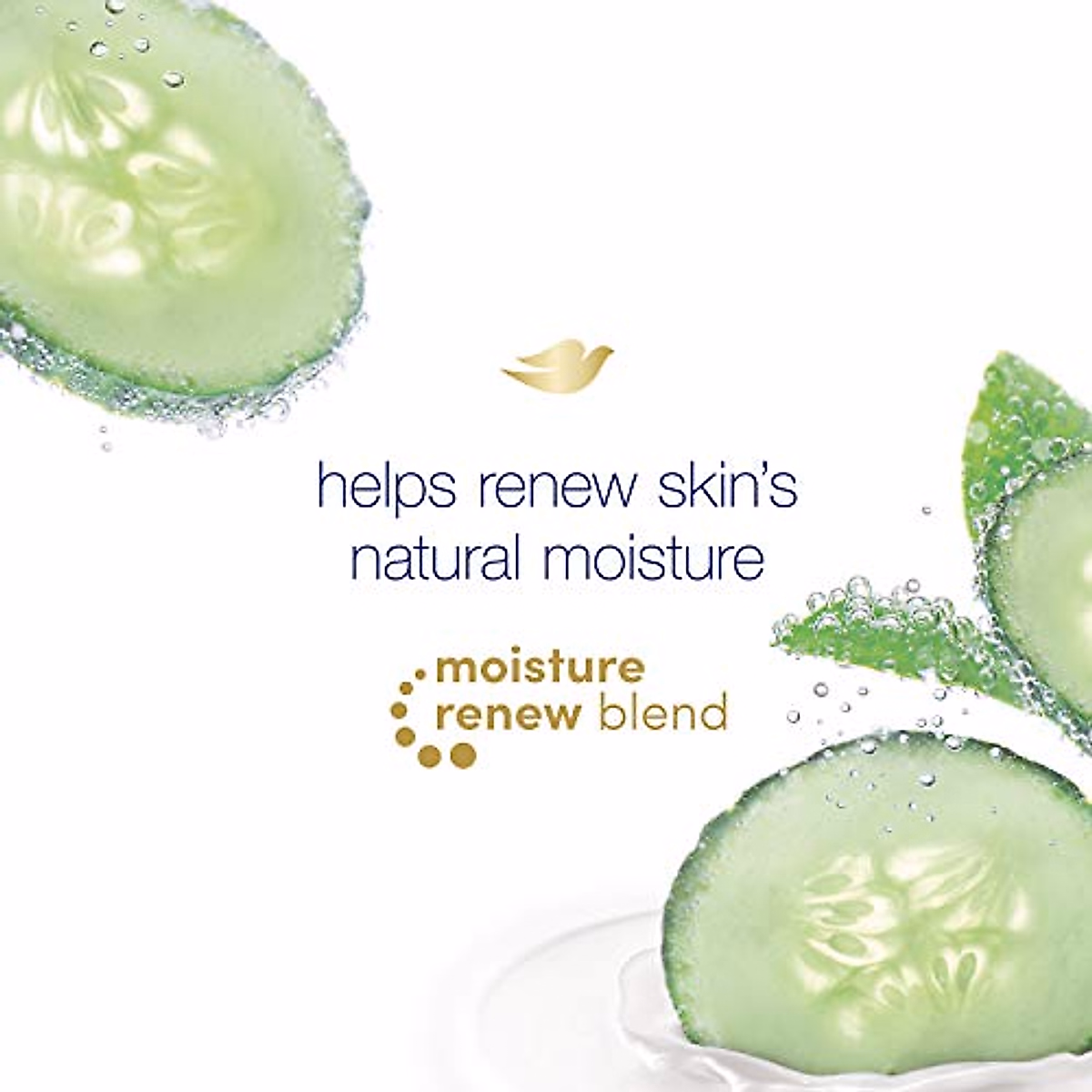 Dove Refreshing Body Wash Revitalizes and Refreshes Skin Cucumber and Green Tea Cleanser That Effectively Washes Away Bacteria While Nourishing Your Skin, 22 Fl Oz (Pack of 4)