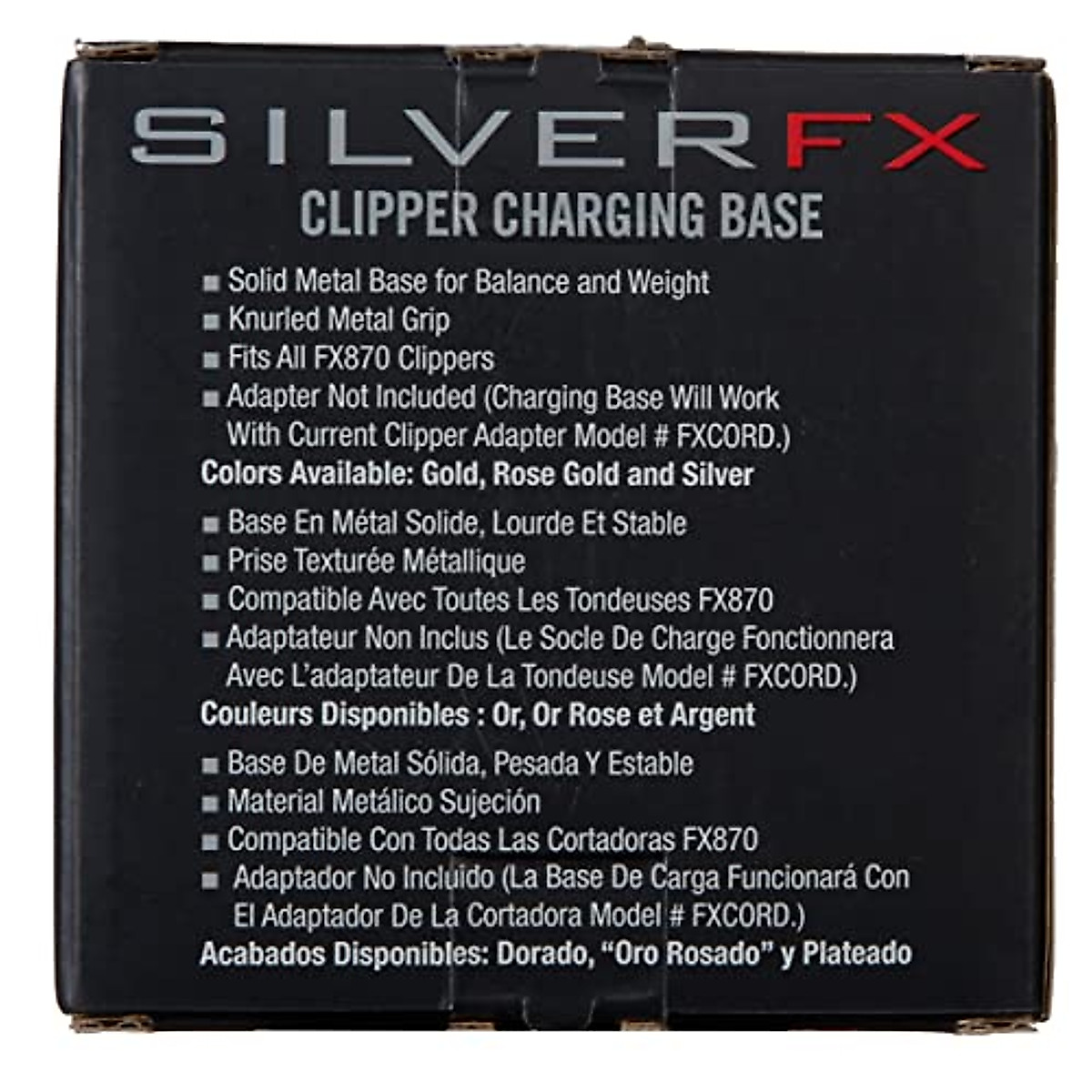 SILVERFX Clipper Charging Base