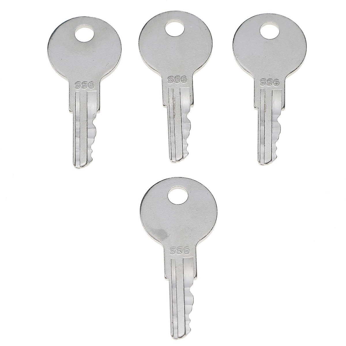 Solarhome 4PCS Ignition Key 556 for Hyster Yale Forklift Lull Upright New Holland Skid Steer Models C175 L180 LS125 LS160 L140 L784 L465 LX665 LX485 LS140 LS180.B
