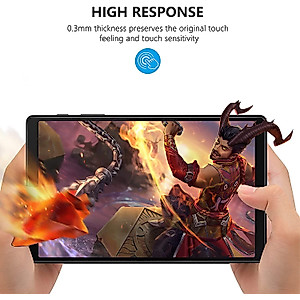 SPARIN 2 Pack Screen Protector for Samsung Galaxy Tab A7 Lite (SM-T220 / T225/T227), Tempered Glass Screen Protector for Galaxy Tab A7 Lite 8.7 Inch, Bubbles-Free