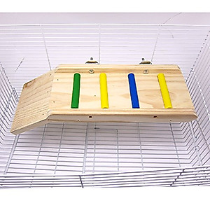Alfie Pet - John Wood Ladder Platform for Mouse, Chinchilla, Rat, Gerbil and Dwarf Hamster