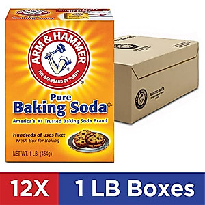 Arm & Hammer Baking Soda, 1 Pound (Pack of 12)