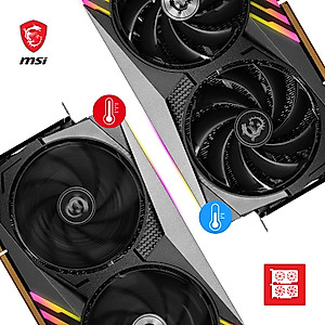 MSI GeForce RTX 4090 Gaming X Trio 24G Gaming Graphics Card - 24GB GDDR6X, 2595 MHz, PCI Express Gen 4, 384-bit, 3X DP v 1.4a, HDMI 2.1a (Supports 4K & 8K HDR)