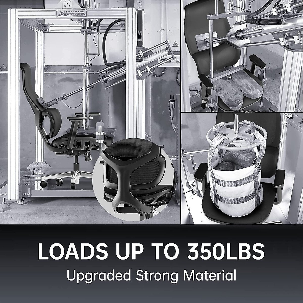 JOYFLY Ergonomic Office Chair, Mesh Home Office Chair, High Back Office Chair Computer Chair with Dynamic Seat & Lumbar Support, Wide Task Office Chairs for Heavy People, 450lbs, Adults, Black