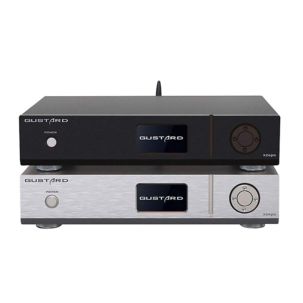 Gustard X26 Pro Full-Balanced MQA DAC Dual ES9038PRO LDAC USB/Coaxial/Optical/IIS/BT XMOS HiFi Class A Decoder Bluetooth dac with Remote (Black)