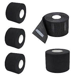 1 Roll Disposable Barber Neck Strips Neck Paper Professional Stretchy Paper Neck Band for Salon Haircut Styling