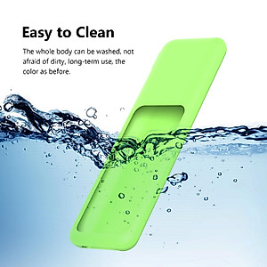 Silicone Protective Case for Samsung M70B/M80B Monitor Remote, Anti-Slip Shockproof Cover for Samsung Smart Remote BP59-00149B BP59-00149A TM2261S with Lanyard Glow in Dark (Green)