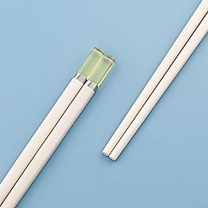 Reusable Chopsticks Japanese Fiberglass Chopsticks Lightweight Dishwasher Safe Multicolor 5 Pairs Gift Set