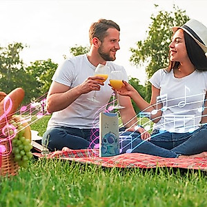 Disney Lilo and Stitch Wireless Bluetooth Speaker- Splashproof Rechargeable Wireless Speaker With 3 Hours Playtime/SD Slot/FM Radio- Stitch Stuff , Disney Stitch Gifts for Girls /Women/Men/All Fans