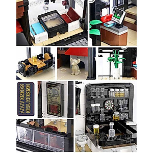 General Jim's Pub and Restaurant City Modular Building Blocks Toy Bricks Set Two Level Amazingly Detailed Building Bricks MOC Toy Set - for Teens and Adults