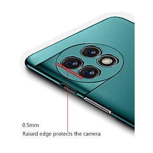 Bastmei for Oneplus 11 Case 5G(2023),Extremely Light Ultra-Light Super Slim Camera Protection Hard PC Cover Case for Oneplus 11 5G(Gravel Green)