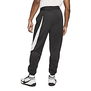 Nike Therma Men's Basketball Pants, Style: DM0995 (as1, Alpha, s, Regular, Regular, Black/White, Small, Loose)