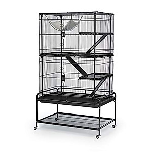 Prevue Pet Products Deluxe Critter Cage 484B, Black