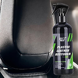 Homyl Generic Car Plastic & Leather Conditioner Restorer Spray Foam Easy to Use Refurbishment Paste - 300ml