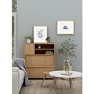 SUMGAR 8x10 Picture Frame with Mat Display Pictures, 𝗡𝗮𝘁𝘂𝗿𝗮𝗹 𝗢𝗮𝗸 𝗪𝗼𝗼𝗱 11x14 Photo Frame 𝗦𝗶𝗺𝗽𝗹𝗲 𝗳𝗼𝗿 𝗧𝗮𝗯𝗹𝗲𝘁𝗼𝗽 𝗗𝗲𝘀𝗸 Gallery Wall Mounted Display Set of 2