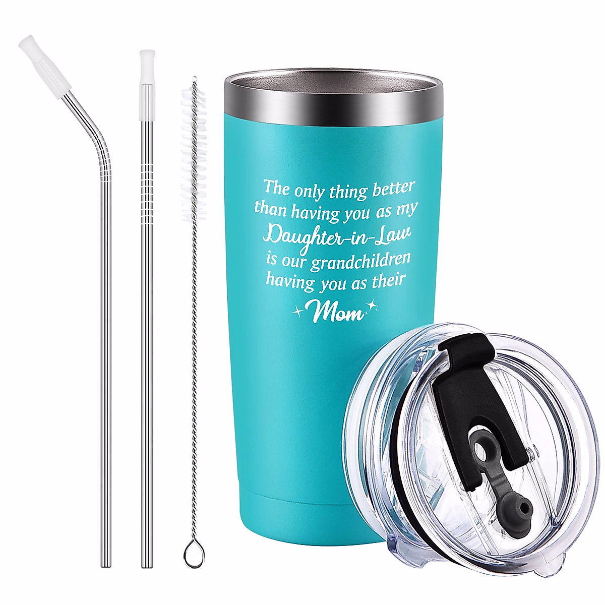 GINGPROUS Daughter In Law Gifts, The Only Thing Better Than Having You Tumbler Mothers Day Birthday Gifts Christmas Gifts for Daughter In Law from Mother In Law, 20oz Insulate Travel Tumbler, Mint