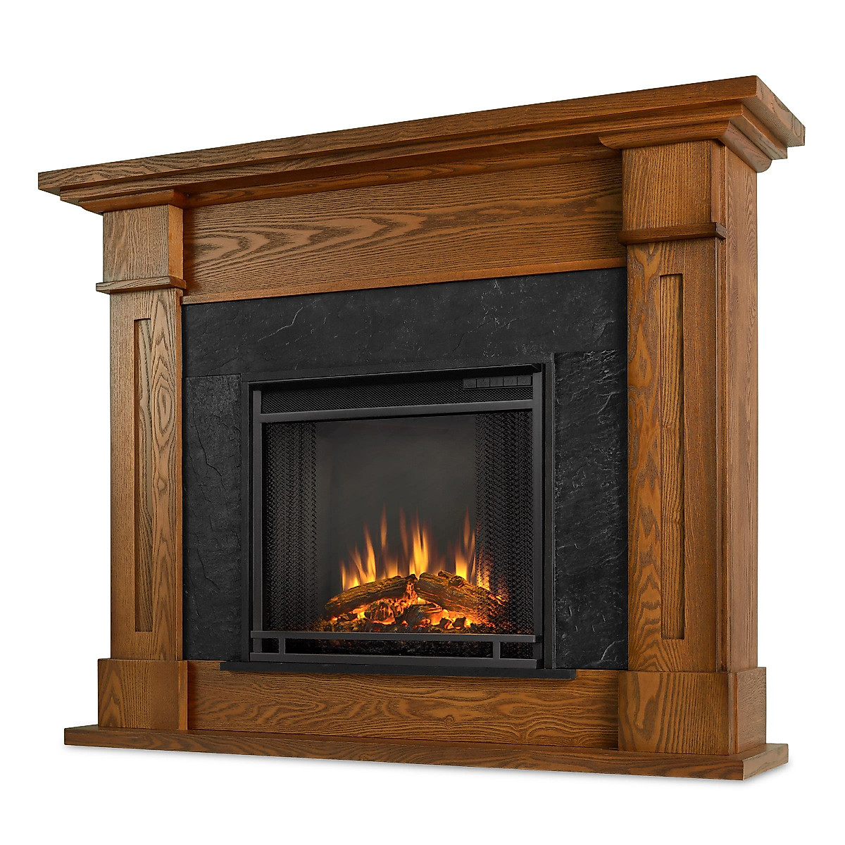 Real Flame 6030E-W 6030E Kipling Electric Fireplace, Medium, White