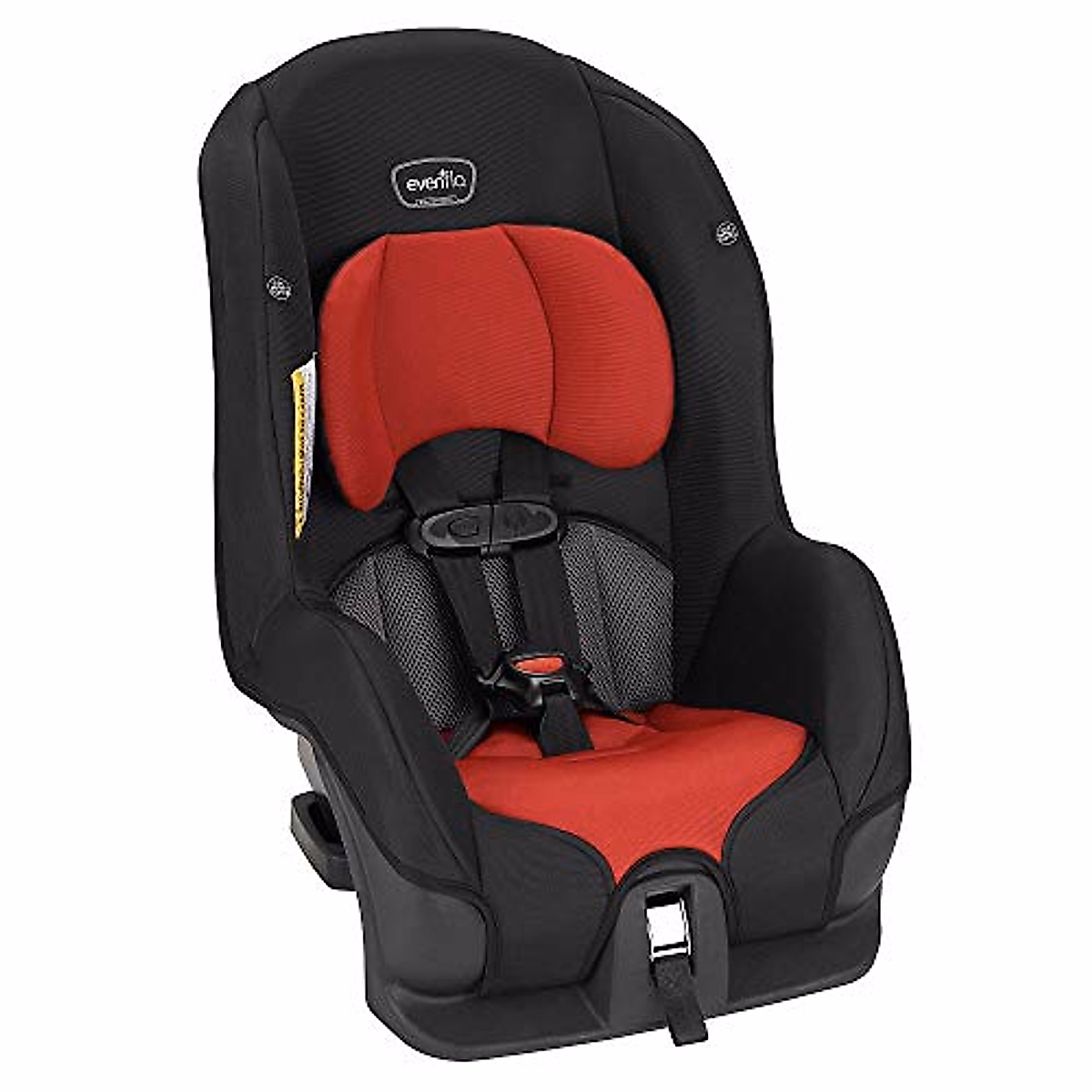 Evenflo Tribute LX 2-in-1 Lightweight Convertible Car Seat, Travel Friendly (Jupiter Red)