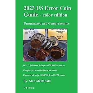 2023 US Error Coin Guide - Color Edition