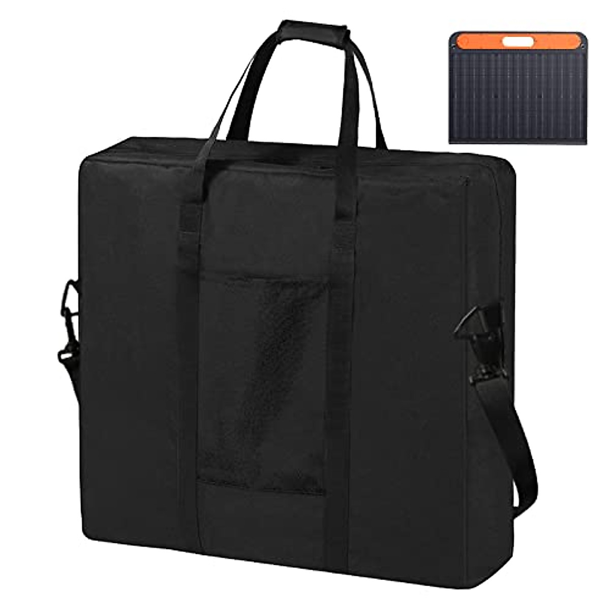 Rilime Solar Panel Storage Bag Compatible with Jackery Solar Panel 60 Watt,Solar Panel Bag Solar Panel Carrying Case with Pocket