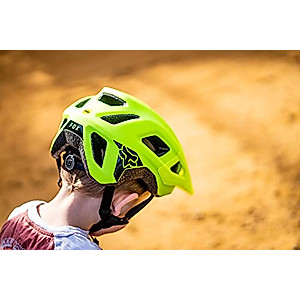 Fox Racing Youth Mainframe Mountain Bike Helmet, Black/Black