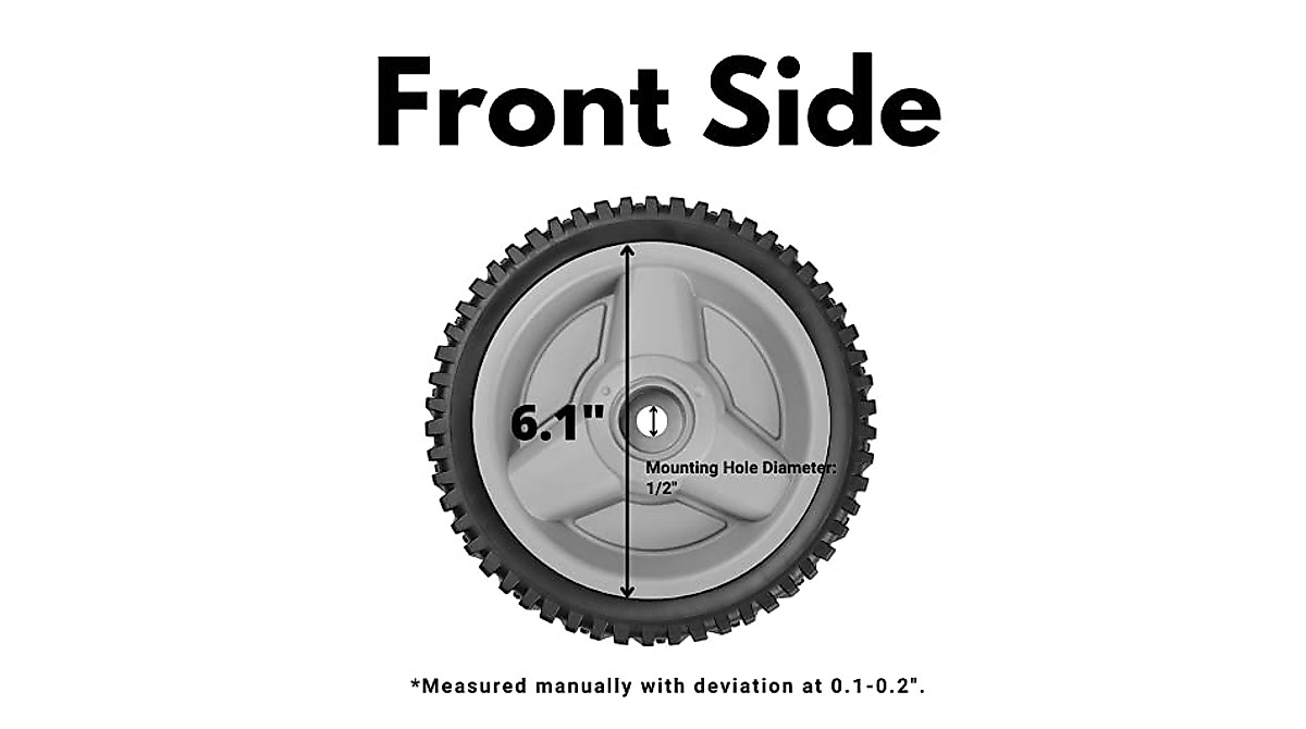 Front Drive Wheels for HU Mower – Easy Replacement