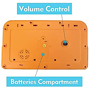 HomeMall Baby Interactive Pop Up Animals Toy, Toddlers Musical Learning Infant Sensory Pop-up Activity Toys for 6-12-18 Months & 1 Year Old Kids Boys Girls Gifts