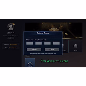 FEWQU IPTV Brazil HTV Box Renew Code One Year of TV Movies Channel Service Compatible with Hbox 3 5 6+ 7 8, A2.3 H.TV