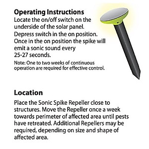 GONZO 5014 Gopher Repeller