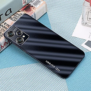 Smartphone, 6.1 Inch Drop Screen 3G Unlocked Cellphone RAM 3GB ROM 32GB Facial Recognition Mobile Phone, 10 Core CPU Processor 5MP Front and 8MP Rear Camera 2800Mah Battery(Black)