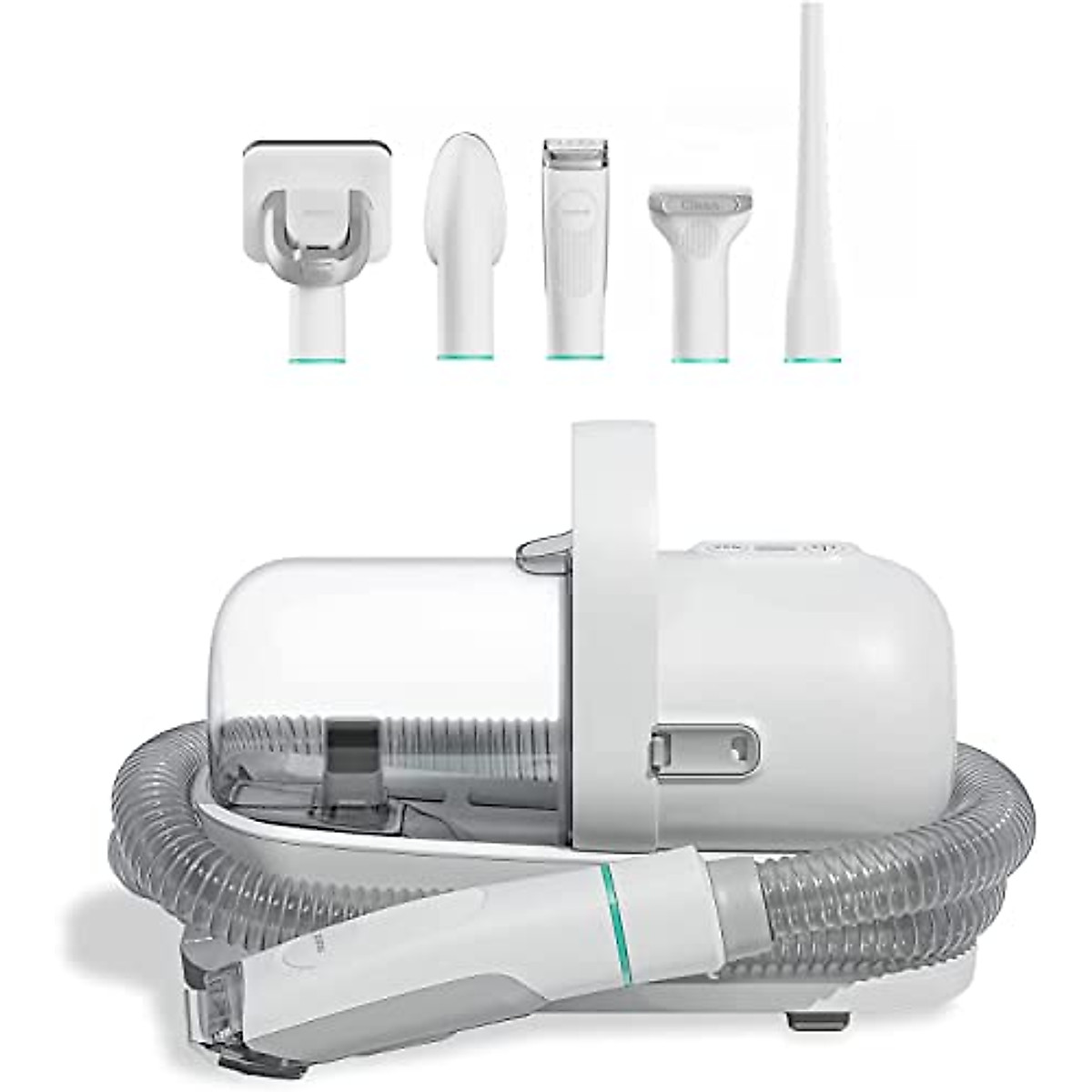 neabot P1 Pro Pet Grooming Kit & Vacuum Suction 99% Pet Hair, Professional Grooming Clippers with 5 Proven Grooming Tools for Dogs Cats and Other Animals(Renamed to Neakasa)