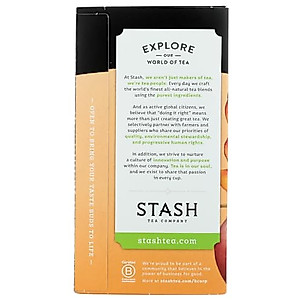 Stash Tea Green Ginger Peach Matcha (Pack of 2)