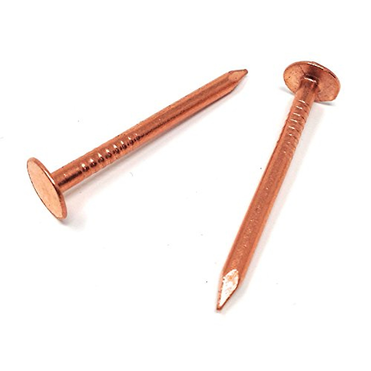 1.5 Inch Copper Nails for Slating & Roofing - 10 Oz Pack of Solid Copper Nail Spikes