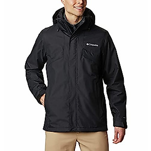 Columbia Men's Bugaboo II Fleece Interchange Jacket, Black, Large
