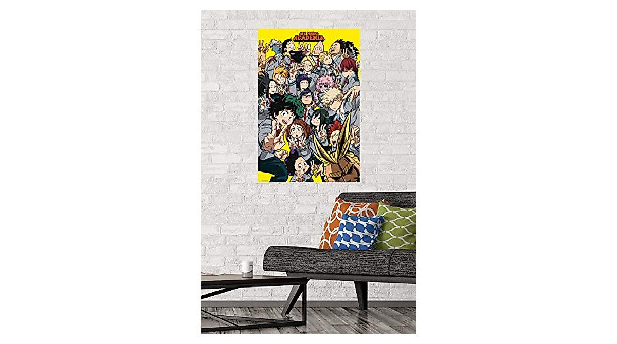 Official My Hero Academia Poster | MHA Wall Decor (22.375x34)