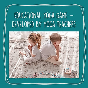 YOGi FUN - Yoga Train Game, Mindfulness Cards for Kids and Adults, Fun Game, Family Yoga Game
