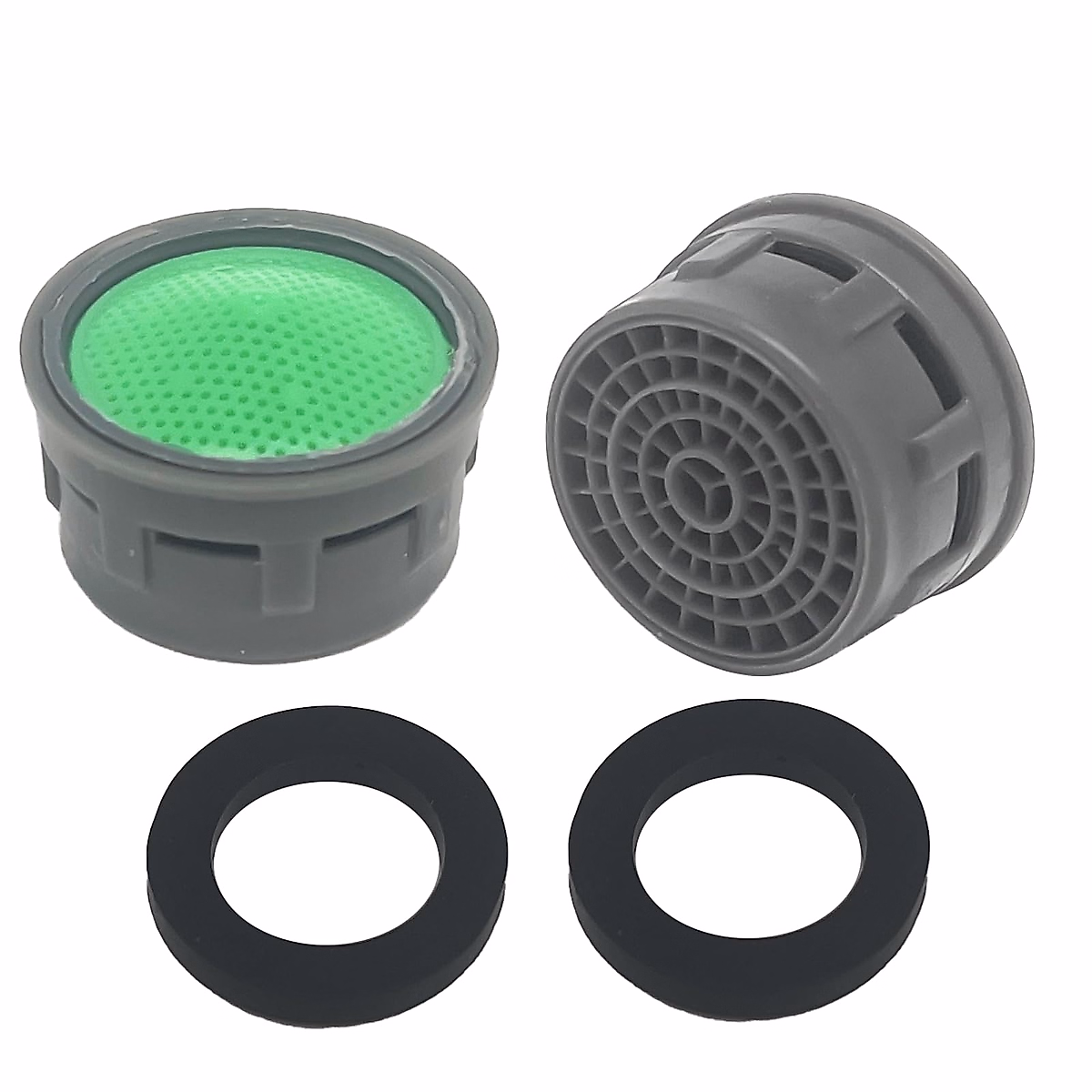 10Set Faucet Cache Aerators with Washer, Sink Aerator Replacement Parts,Fit for 22mm/0.86in Internal and 24mm/0.94in External Thread Faucet Aerators